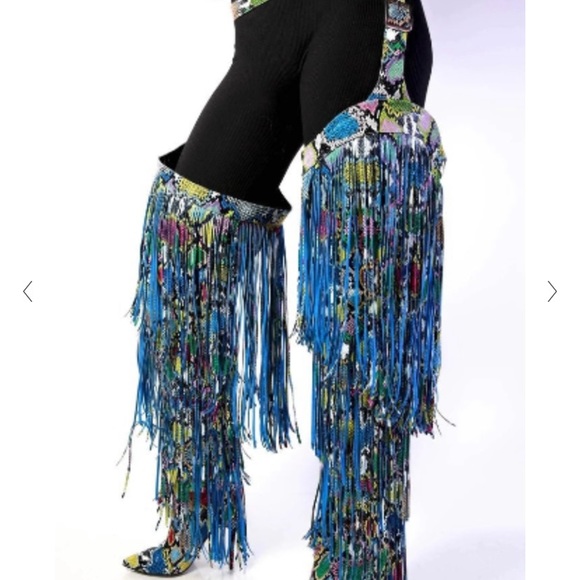 Shoes | Thigh High Fringe Boots | Poshmark
